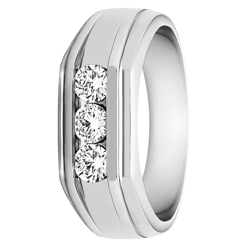 14K Gold Mens Ring - GR060TT-F