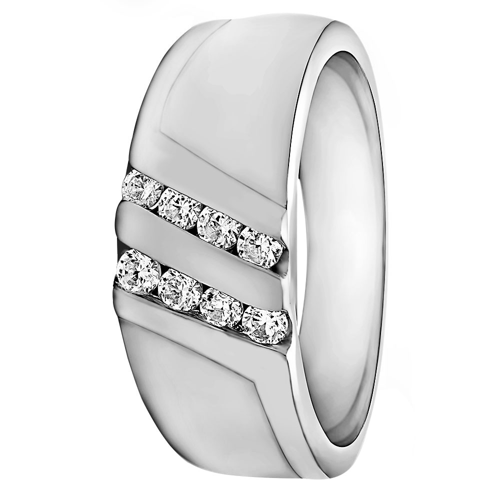 14K Gold Mens Ring - GR069TT-F