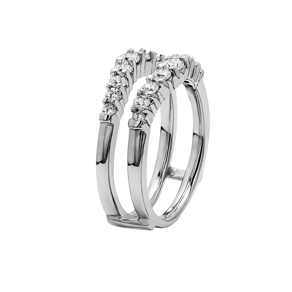 14K Rose Gold Solitaire Ring Guard/Enhancer - RG095-RG