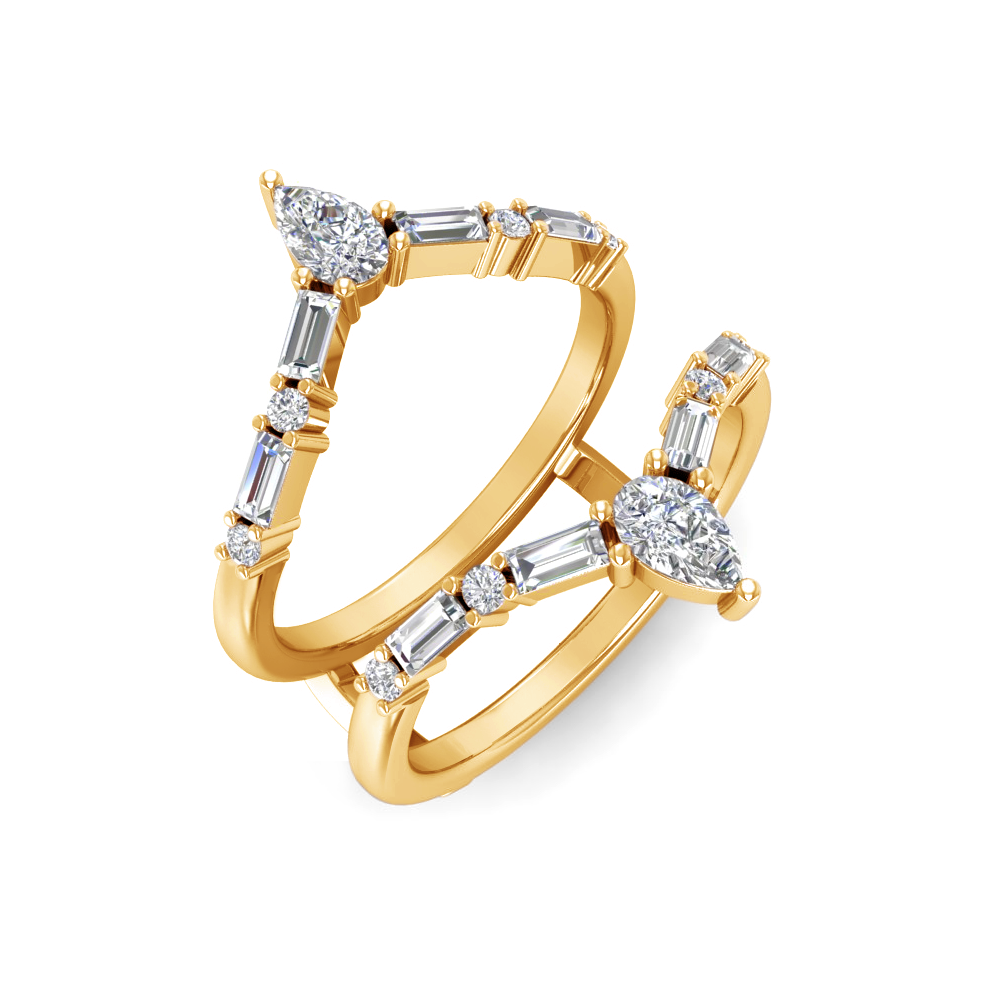 14K Yellow Gold Ring Guard - RG276/K-YG